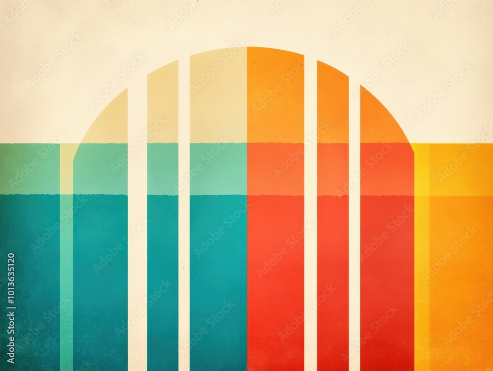 70s-inspired retro background with a grainy, vibrant gradient fading ...