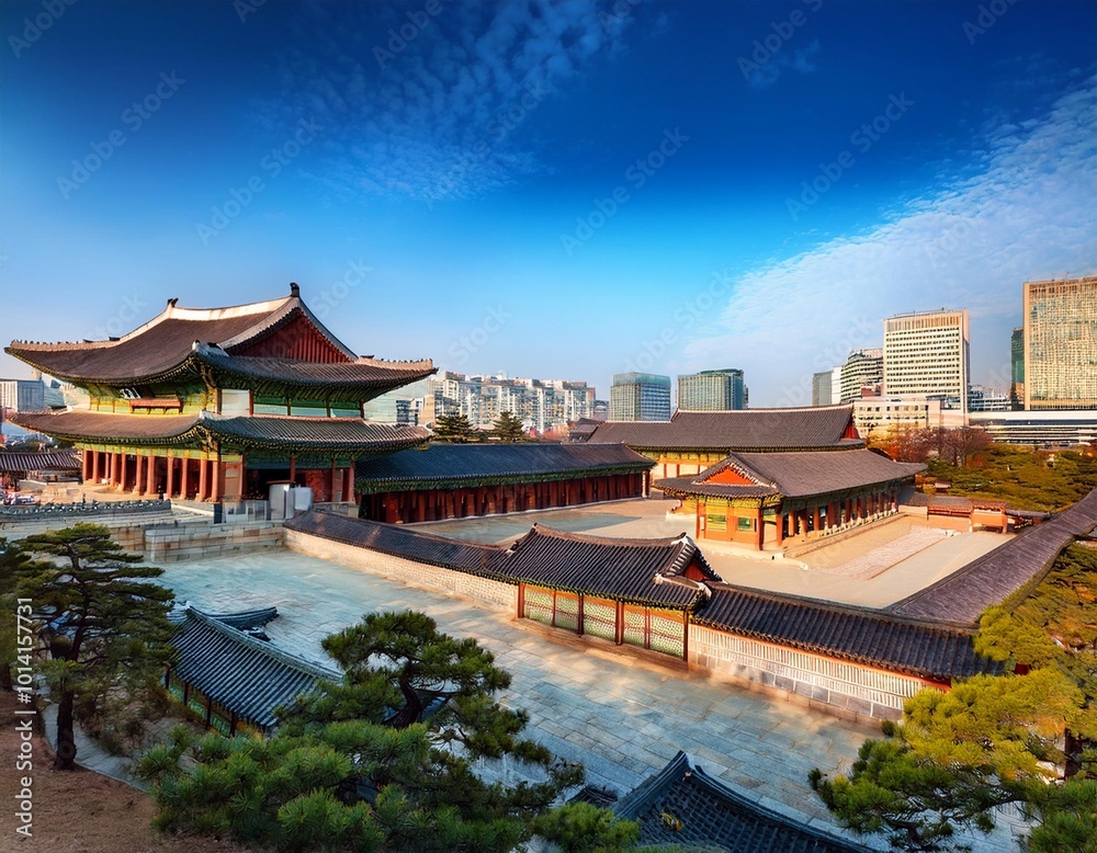 The Historic Temples and Palaces of Seoul, South Korea, Including ...