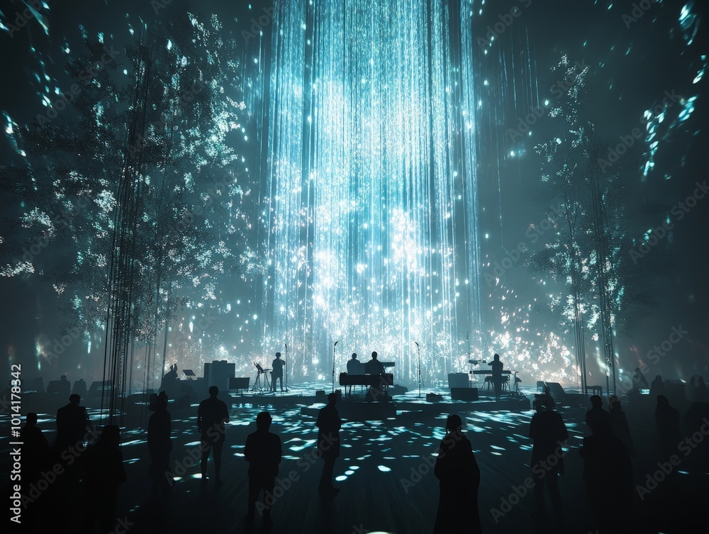 Immersive environment design for a concert, using projection mapping ...