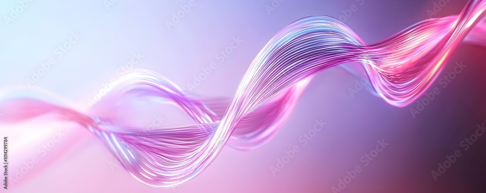 Dynamic Rhythmic Patterns in Twisting Helix - Abstract Music Visualization with Metallic ...