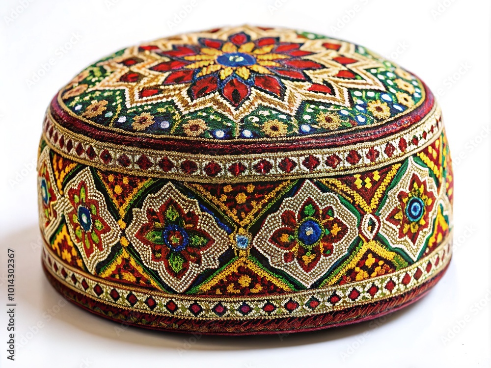 Beautiful Islamic Cap Isolated on White Background for Traditional ...