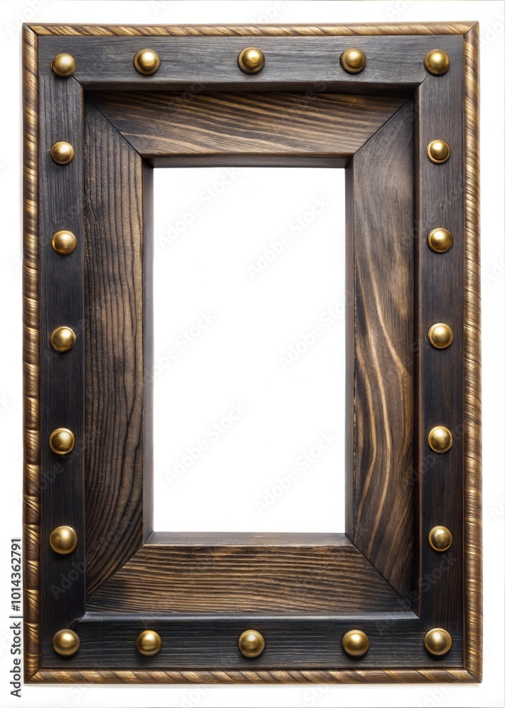 Versatile Studded Wood Picture Frame: Custom Photo, Art, and Wall ...