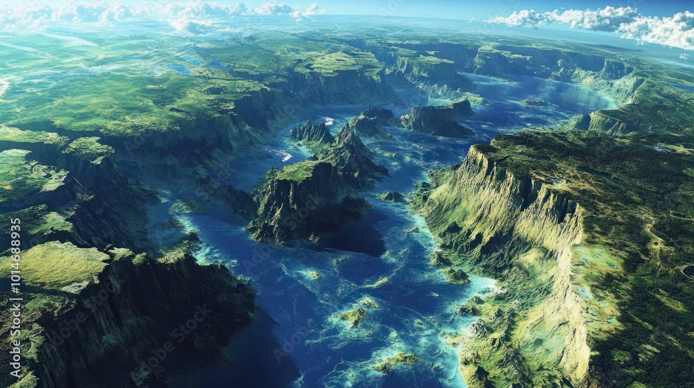 The gradual breakup and formation of continents as Earth's tectonic ...