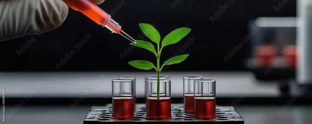 Tissue culture through micropropagation, producing large numbers of ...