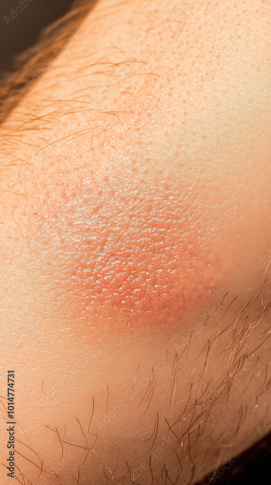Detailed Macro Photography of Granuloma Annulare with Clear Circular ...
