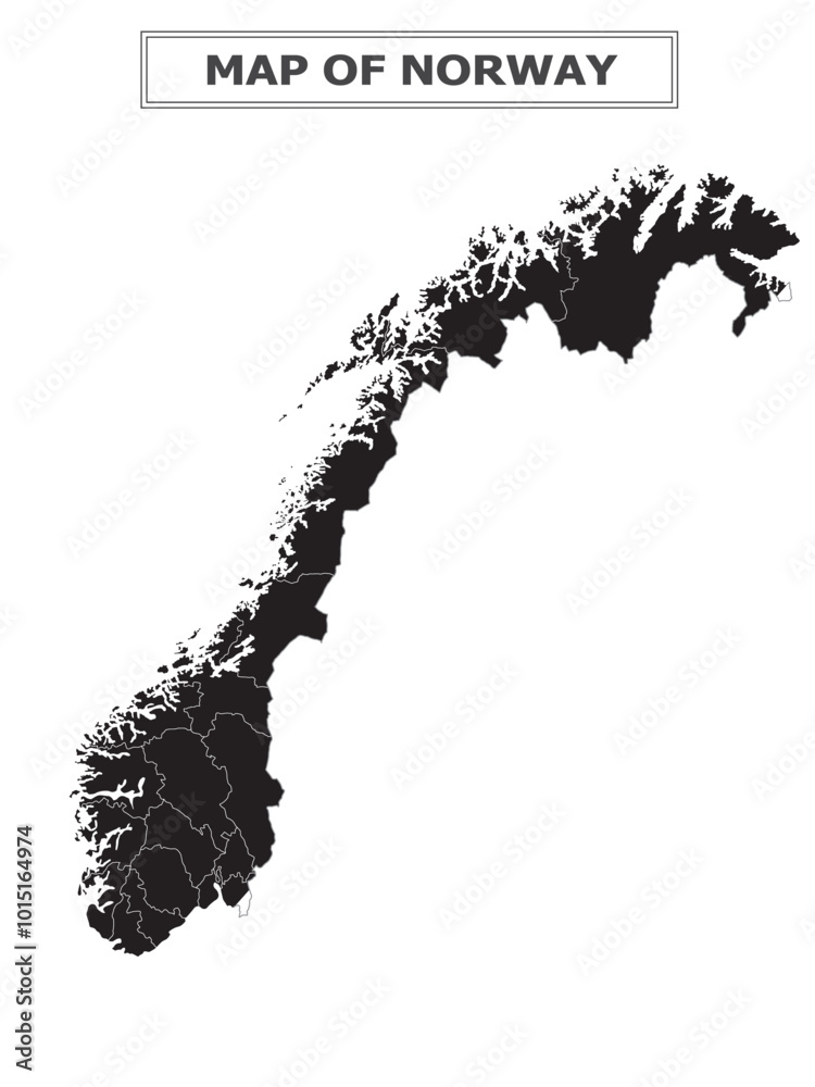 European Country Geography Political map. Political map of country with ...