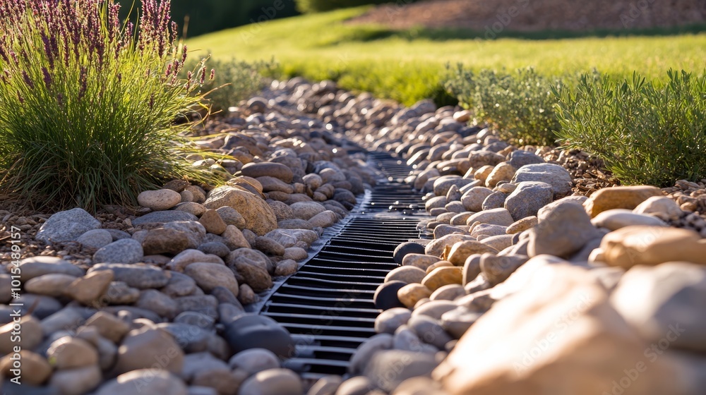 Innovative Drainage System Integrated with Lush Landscaping for ...