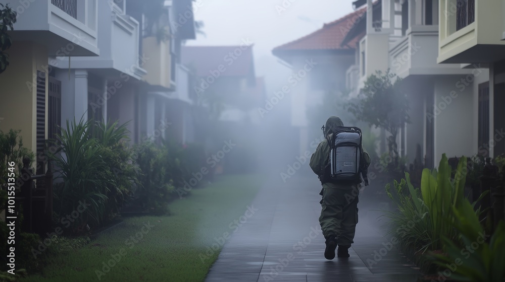 Fogging Officers in Cilegon Combat Mosquitoes in Residential Areas for ...