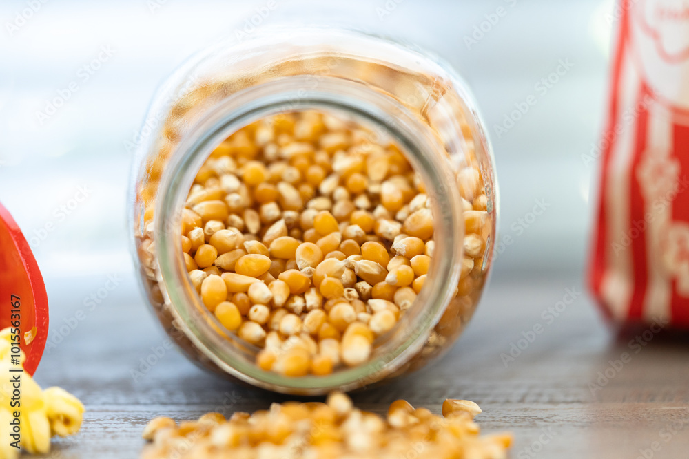 Dry Popcorn Ready to be Popped Stock Photo | Adobe Stock