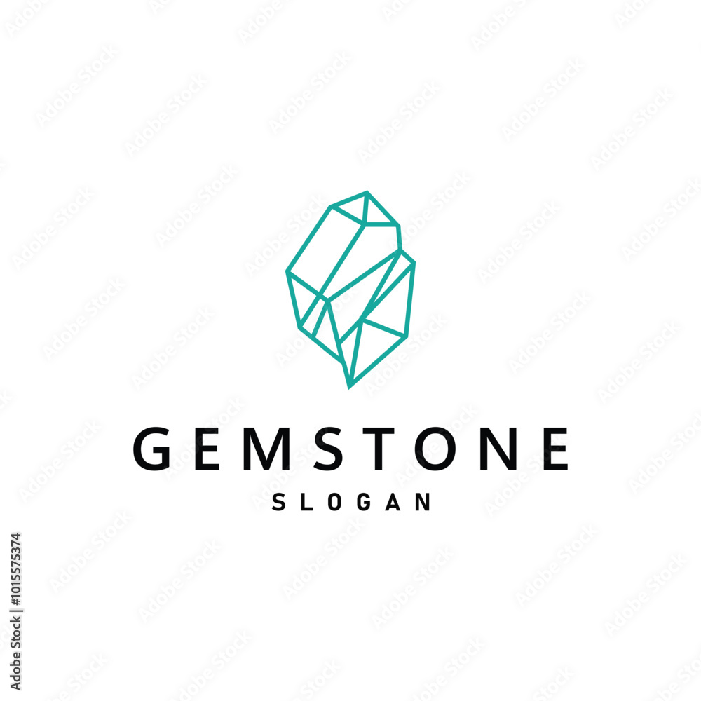 Gemstone Jewelry Logo, Design Vector Template Symbol Illustration Stock ...