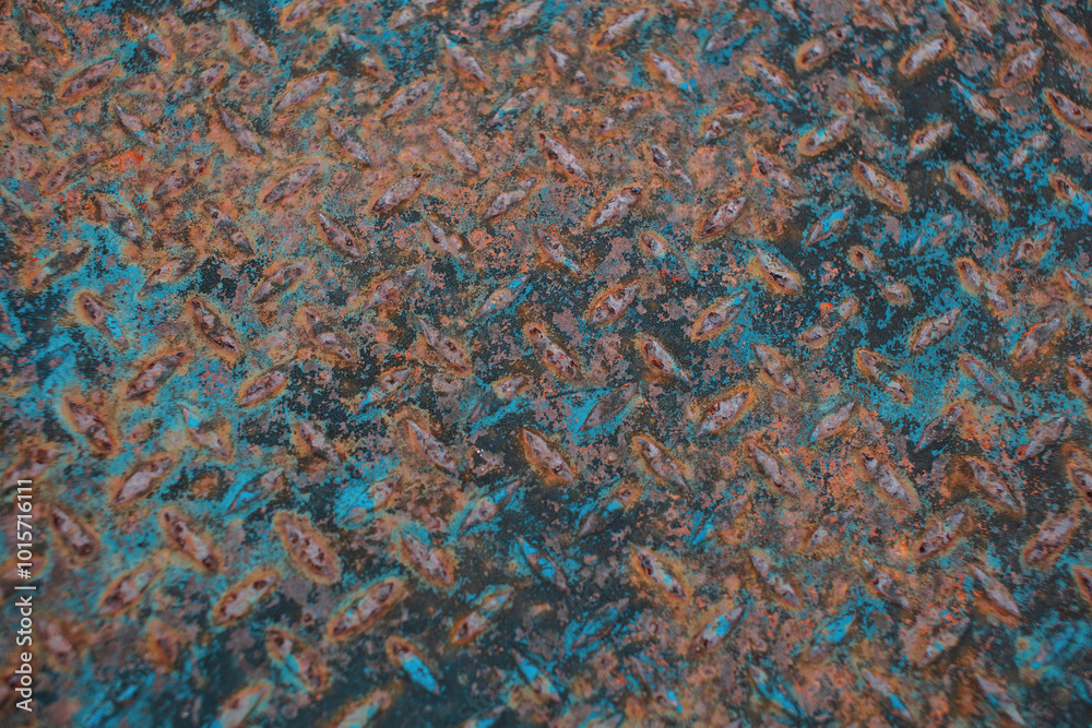 Rusted aluminium floor texture background Stock Photo | Adobe Stock