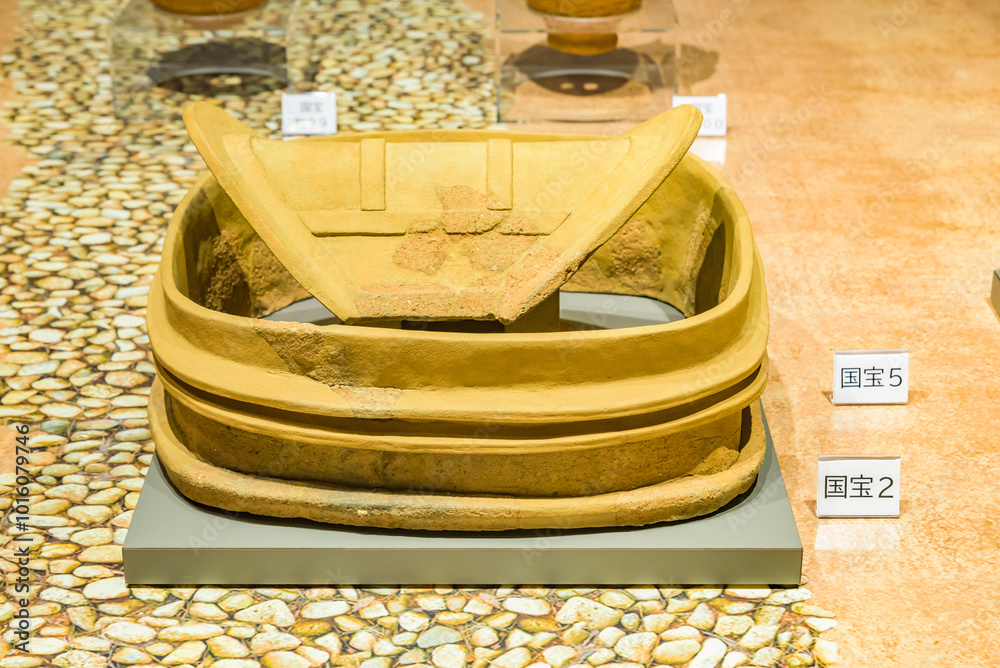 Haniwa from Takarazuka Kofun, National Treasure of Japan, Matsuzaka ...