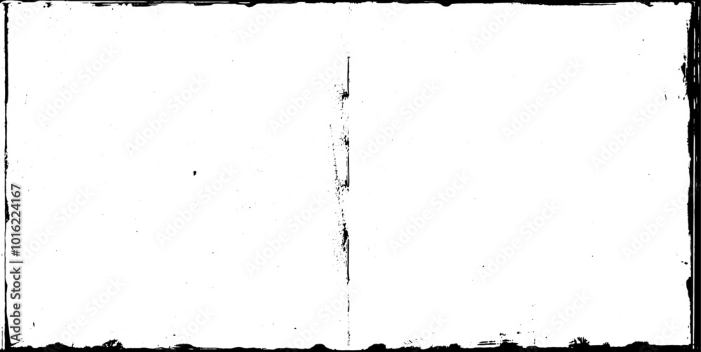 Recurso grafico de cuaderno abierto vectorizado con textura grunge ...