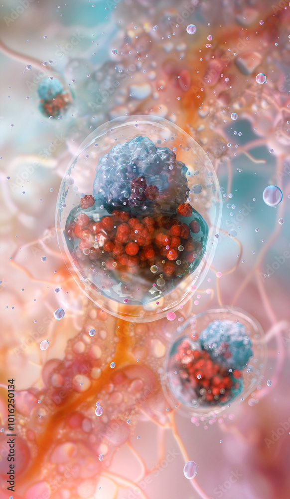 Chlamydia trachomatis bacteria cell. Sexually transmitted pathogen ...