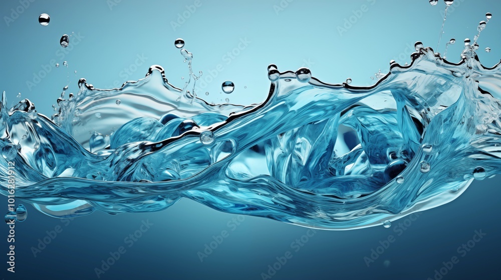 Liquid water splash transparent background. png Stock Photo | Adobe Stock
