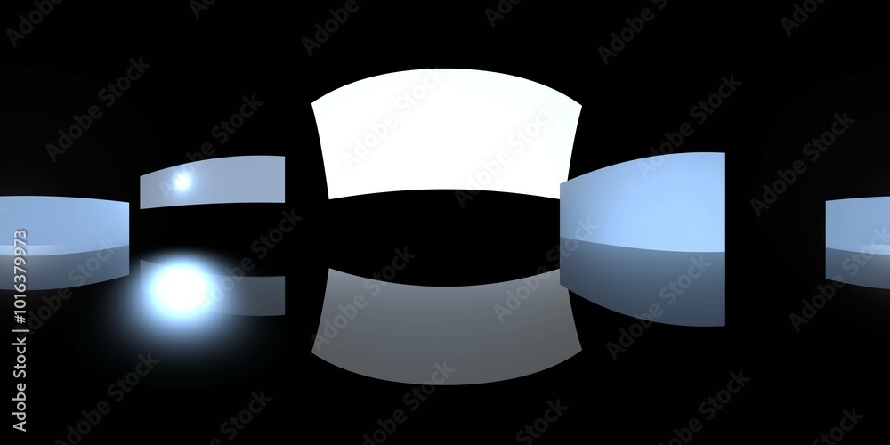 Environment map. HDRI map. Equirectangular projection. Spherical ...