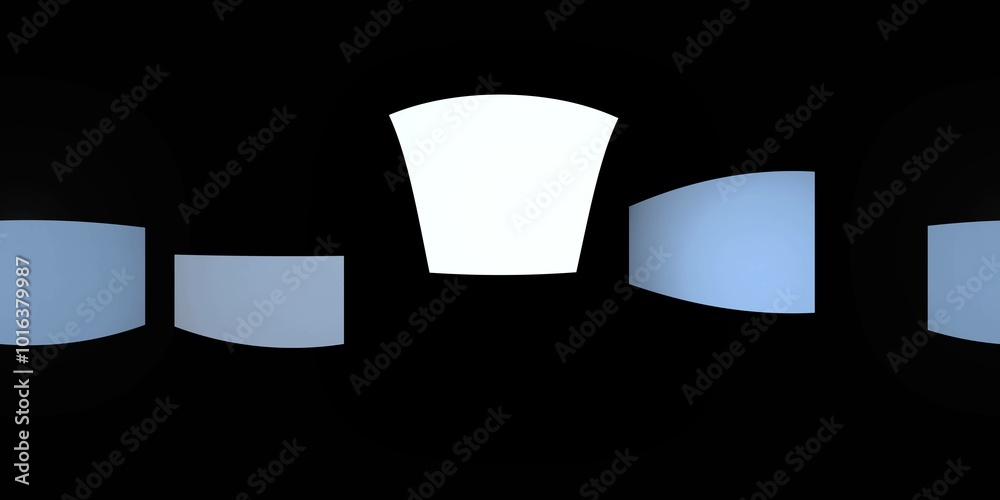 Environment map. HDRI map. Equirectangular projection. Spherical ...