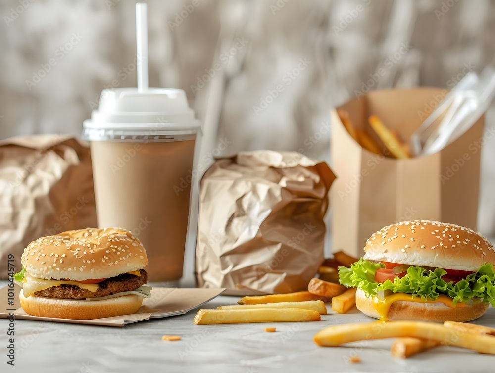 Futuristic Fast Food Chain with Fully Biodegradable Packaging for ...