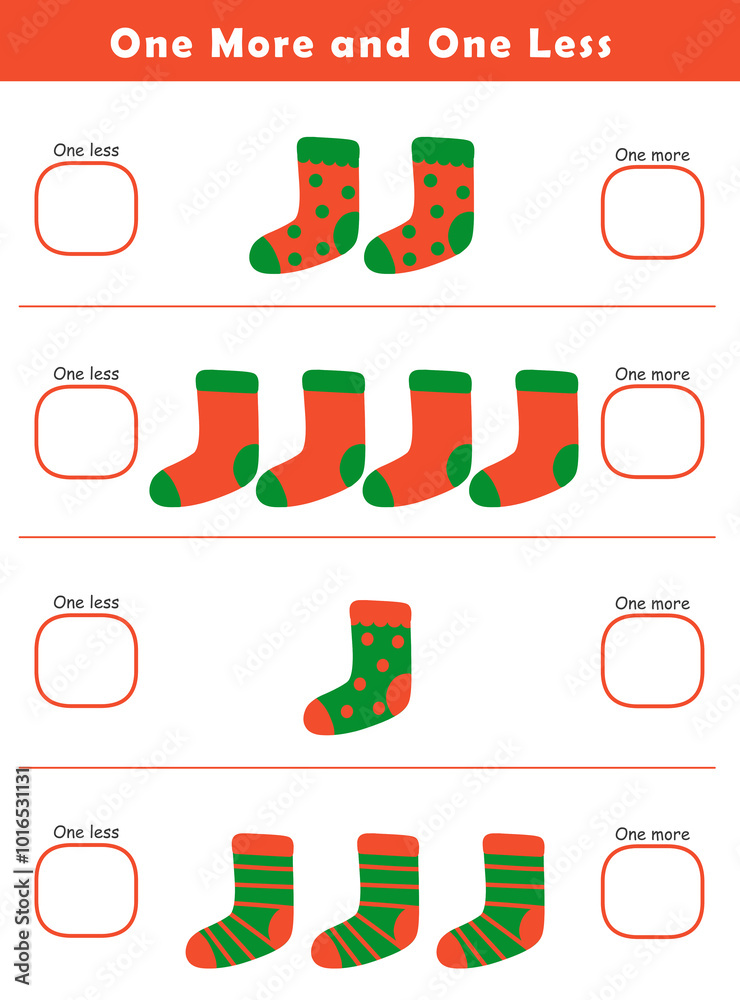 One More One Less Picture And Number Worksheet. Counting Games for ...