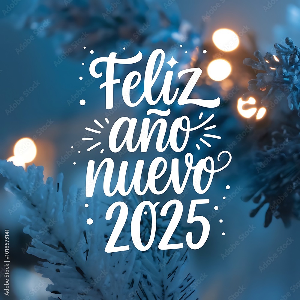 Feliz Año Nuevo España Design Traditional Spanish Happy New Year ...
