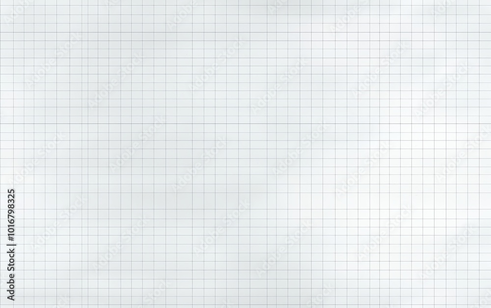 Blank white graph paper background with clear minimalist geometric grid ...