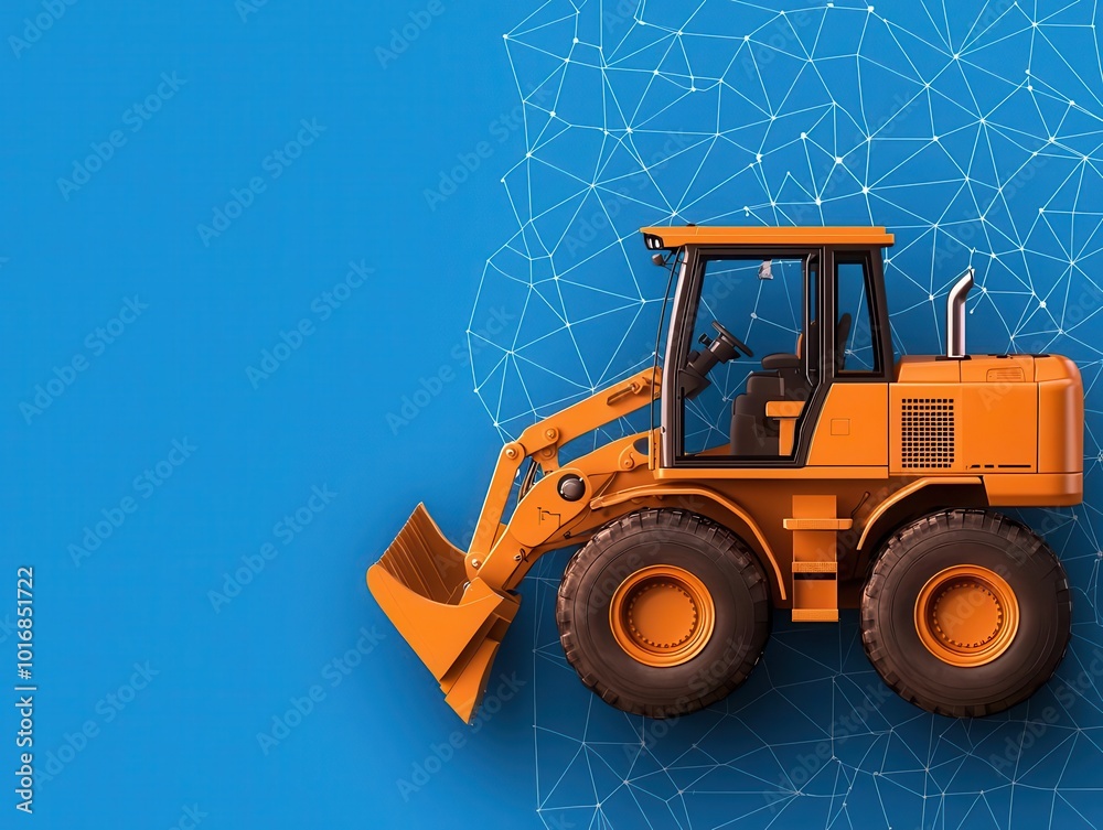 Loader with integrated telematics system, providing real-time ...