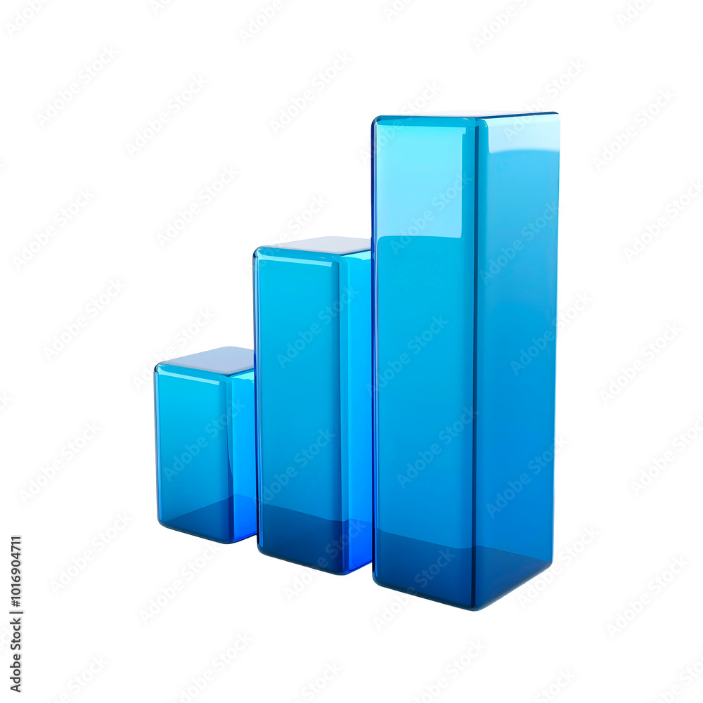 3d bar chart illustration 3d analytics icon blue icons set png bar graph 3d icon Stock ...