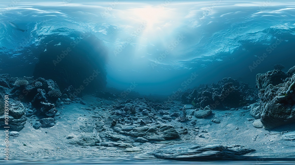 Virtual Reality Underwater Exploration: 8K 360-Degree Equirectangular ...