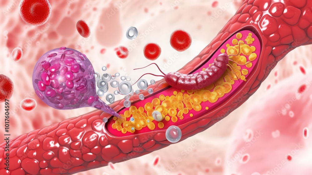 Diagram of Type 1 diabetes, illustrating autoimmune destruction of ...