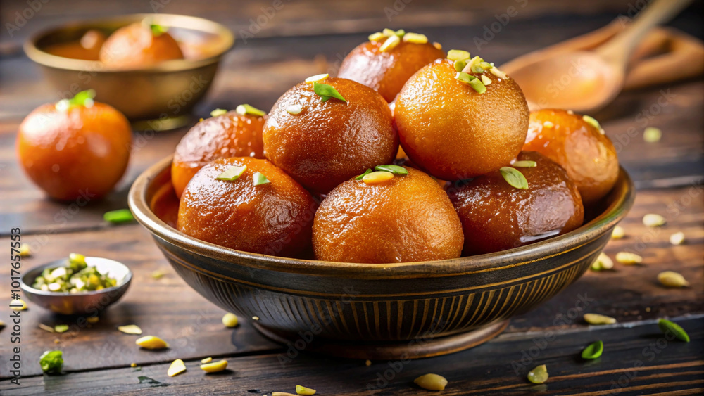 Gulab Jamun Pakistani sweets Stock Photo | Adobe Stock