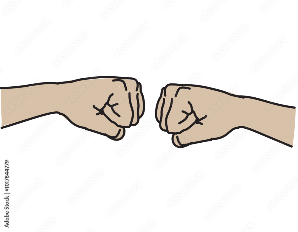 Greeting Fist, Fists Bump greeting signs Hi symbol fight symbol hands ...