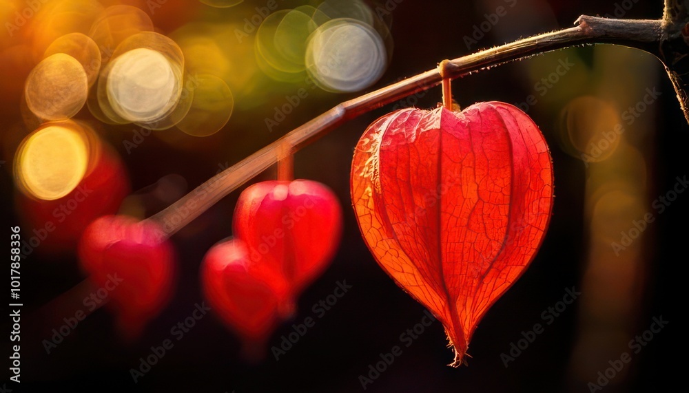 also known as the bladder cherry, Chinese lantern, Japanese lantern ...