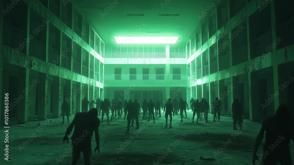 Surviving the Undead: Eerie Zombie Outbreak at Abandoned School ...