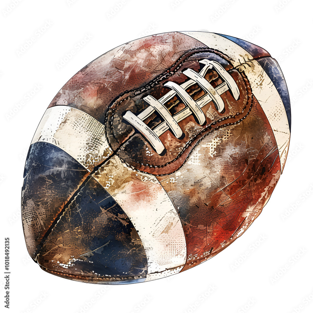 Vintage Sports Clipart Vector Illustration Stock Illustration | Adobe Stock