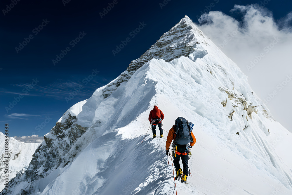 Climber on Everest | Conquering the World’s Highest Peak in Extreme ...