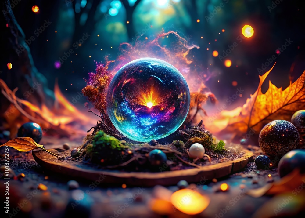 Enigmatic Dark Magical Powers Emanating from a Mysterious Source in an ...