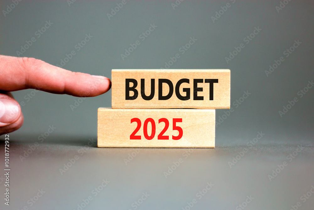 Planning budget 2025 new year symbol. Concept words Budget 2025 on ...