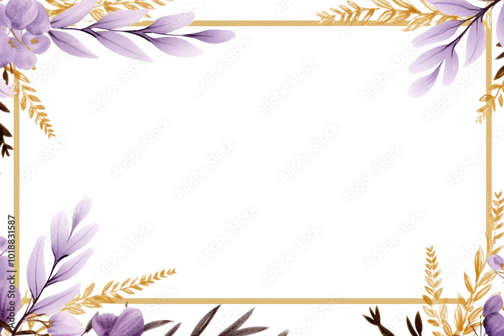 PNG Lavender flower border frame backgrounds pattern plant. Stock ...