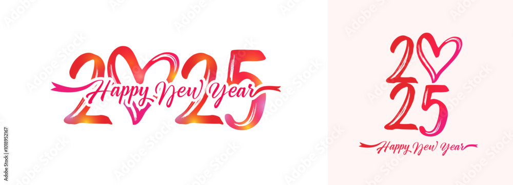 2025 love logo with pink handwriting for wedding celebration event ...