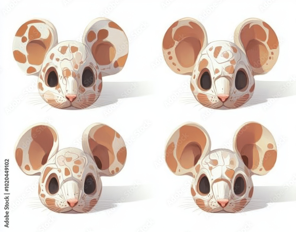 Schematics of the skull-brain positioning in the head. Illustrations of ...