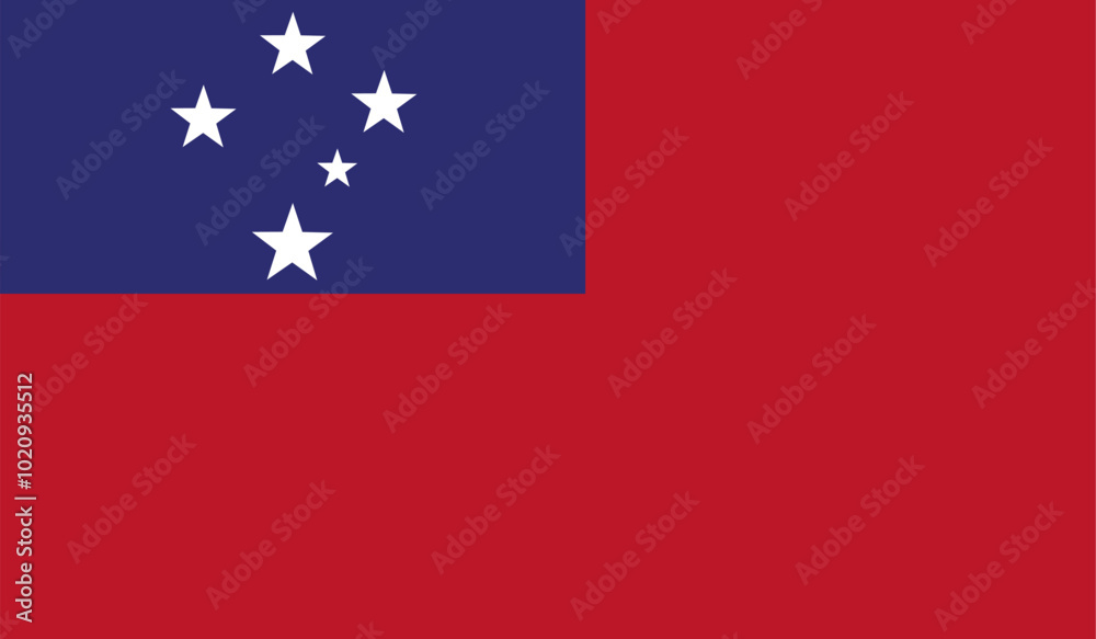 samoa vector flag. Accurate dimensions and official colors. This file ...