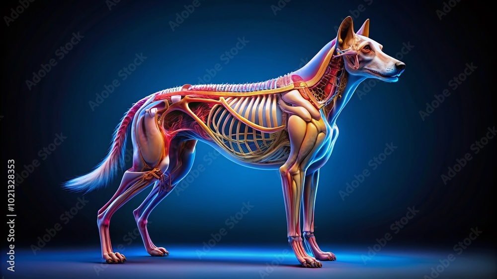 Detailed Canine Internal Anatomy: Understanding Dog Organs, Systems ...
