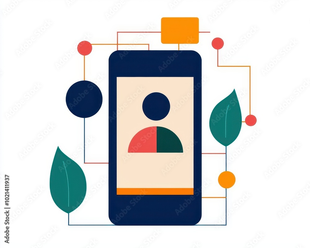 Schematic of a multi-layered mobile app architecture with backend APIs ...