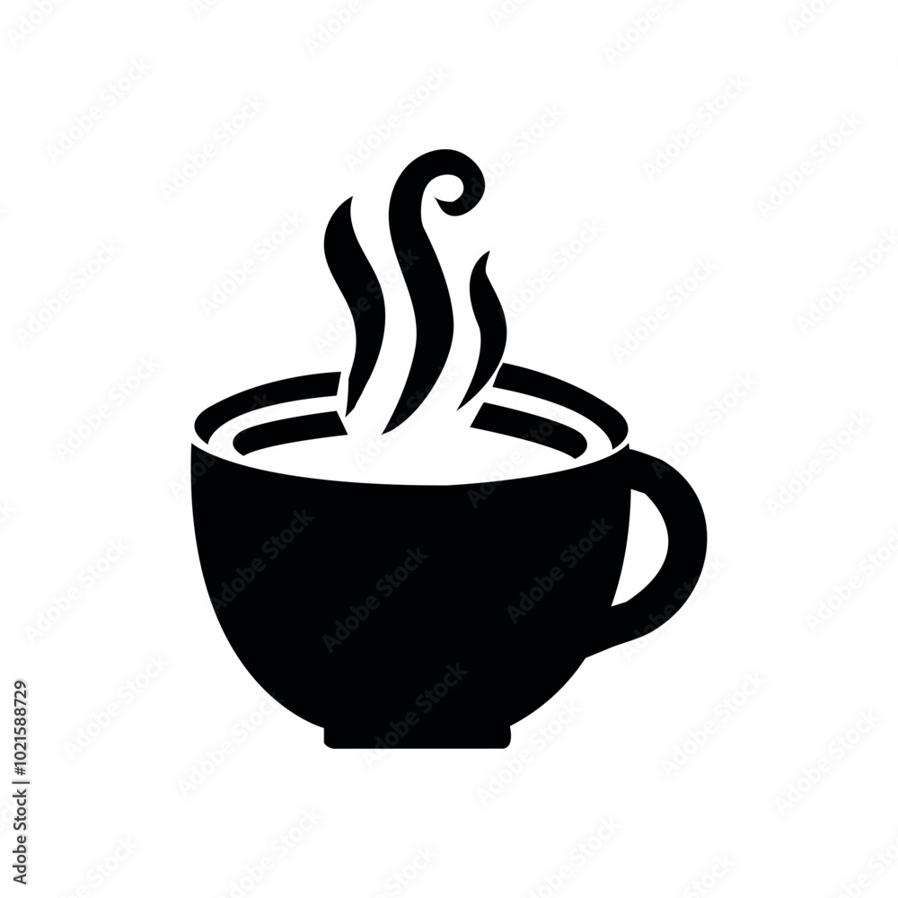 Coffee cup icon, tea cup logo, Hand-drawn symbols, vector illustration ...