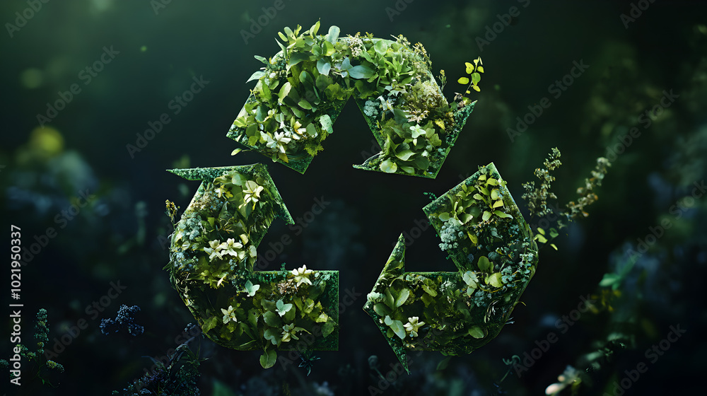 icono de reciclaje y cuidado del medio ambiente concientización de ...