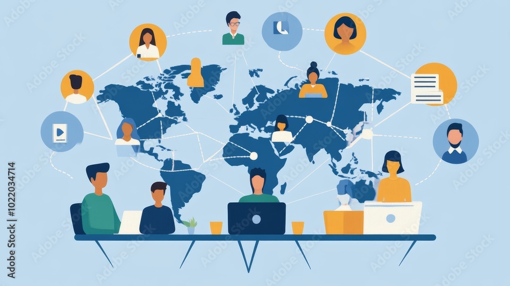 Global outsourcing and remote work empower businesses with distributed ...