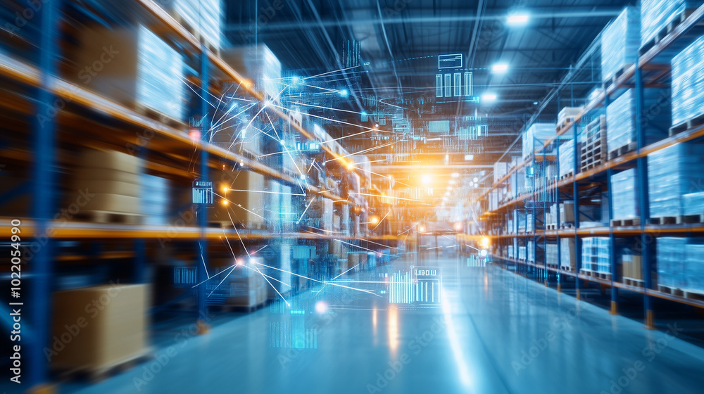 A high-tech warehouse showcases how global supply chains are ...