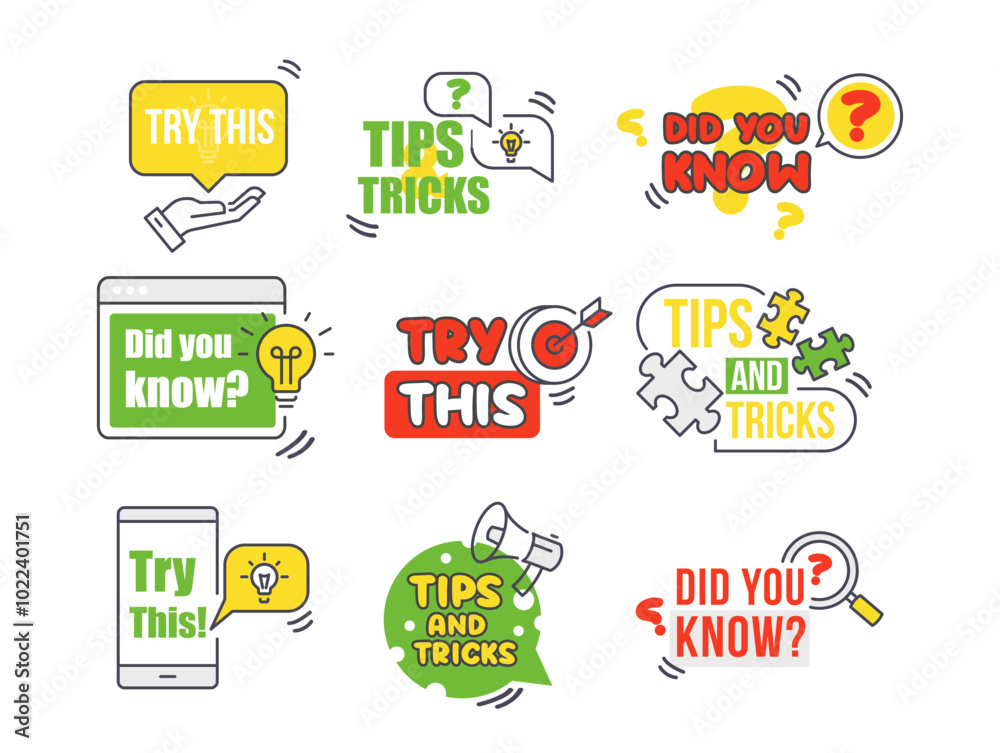 Did you know try this quick tips trick sign badge with line element ...