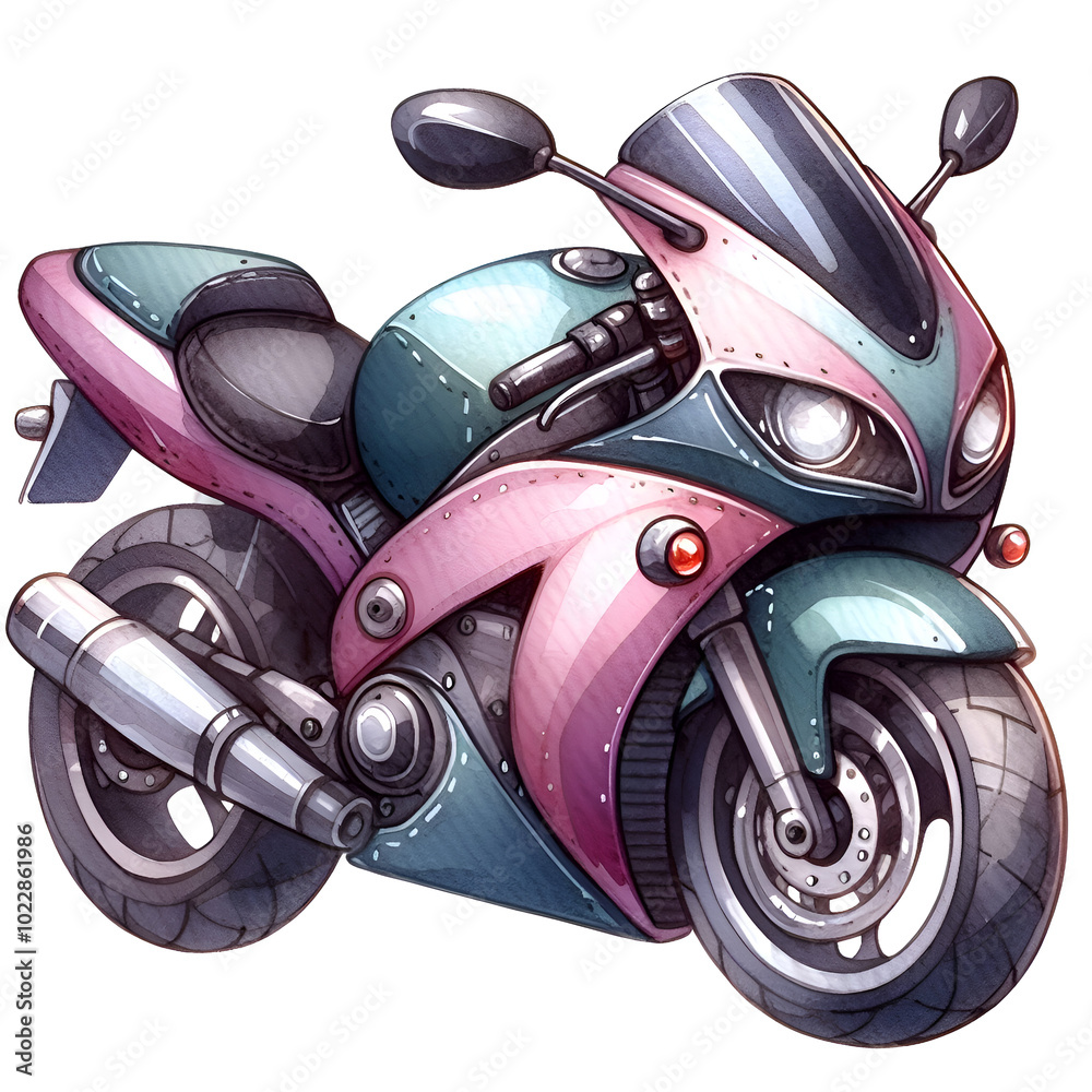 Transport Clipart Set Watercolor Public Transportation PNG Vehicle ...