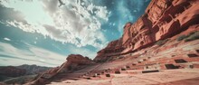 Red Rock Erosion Steps Free Stock Photo - Public Domain Pictures
